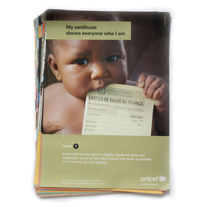 Child's Rights A2 Posters - Square Image - Rights Respecting Schools Award