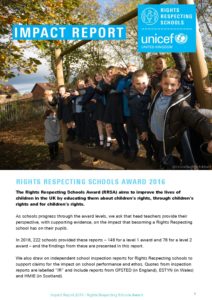 RRSA Impact Report 2016 - Rights Respecting Schools Award