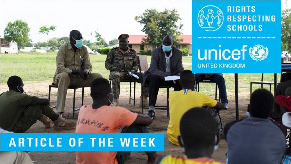 Article 45 AoW Cover - Rights Respecting Schools Award