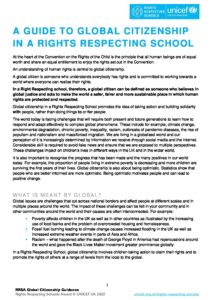 RRSA Global Citizenship Guide - Rights Respecting Schools Award