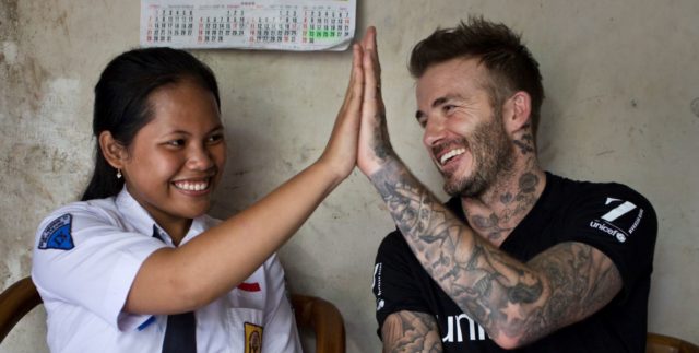 David Beckham OBE, Goodwill Ambassador - Unicef UK